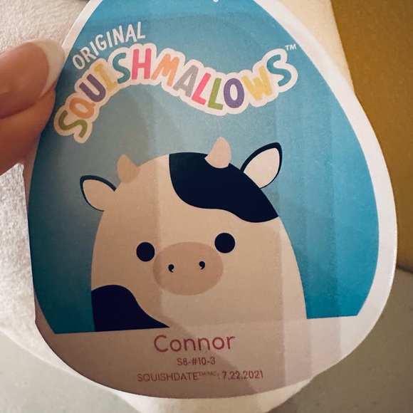 Squishmallows | Toys | Nwt Squishmallows 8 Connor Cow Light Beige Nose ...